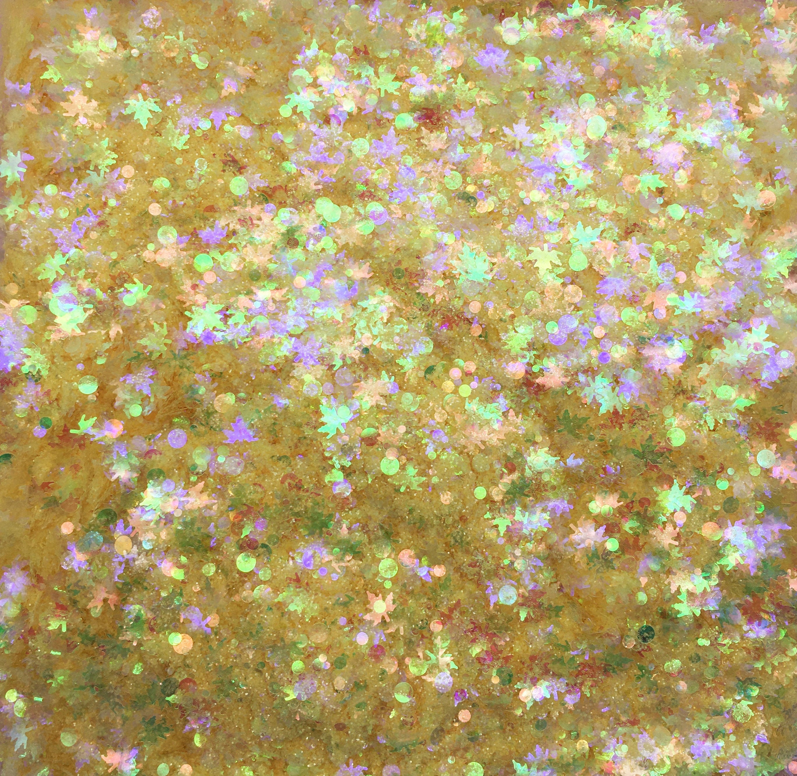 Golden Yellow Pixie Dust Iridescent Shift Assorted Shape With - Etsy