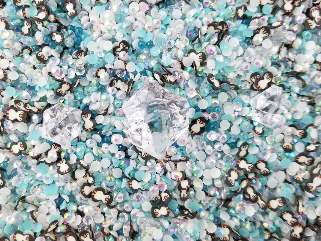 Polar Melt, Holiday Faux Sprinkle Rhinestone Glass Water Bead Mix ...