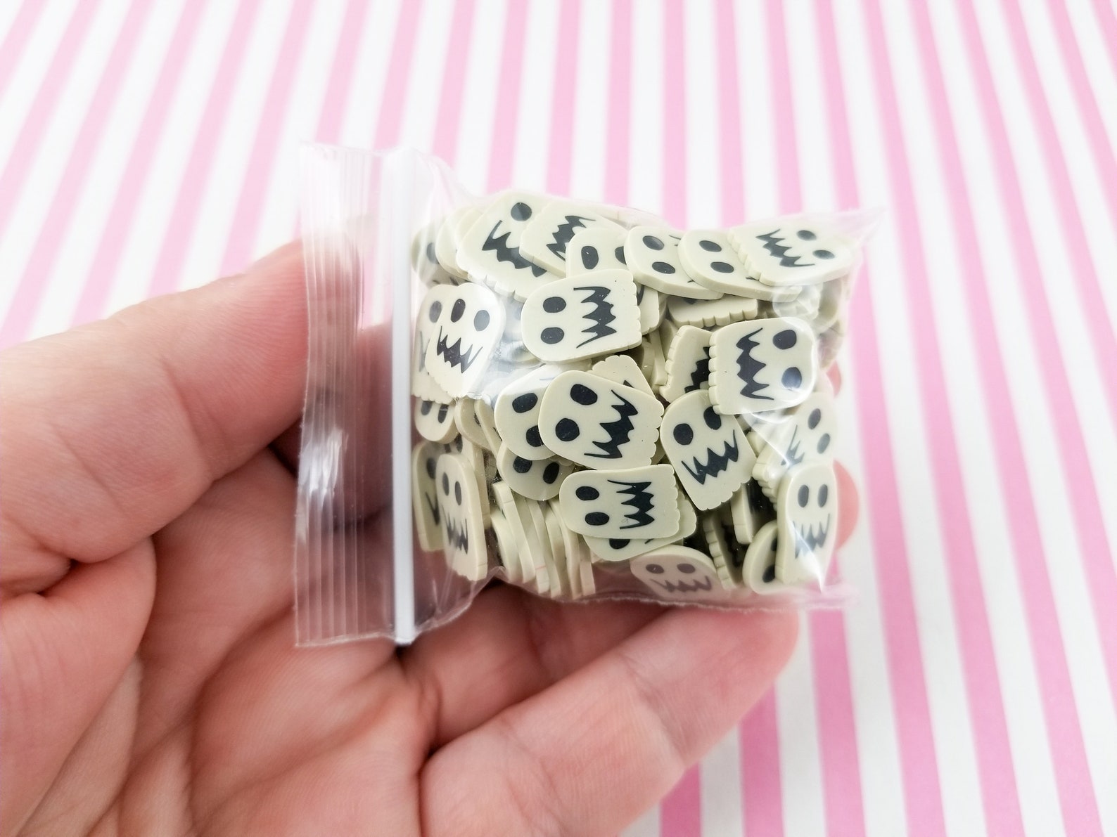 Ghost Halloween Polymer Clay Sprinkles Spooky Faux Sprinkles | Etsy