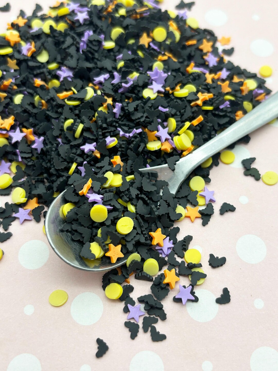 HALLOWS EVE With BATS Halloween Polymer Sprinkles, Spooky Faux ...