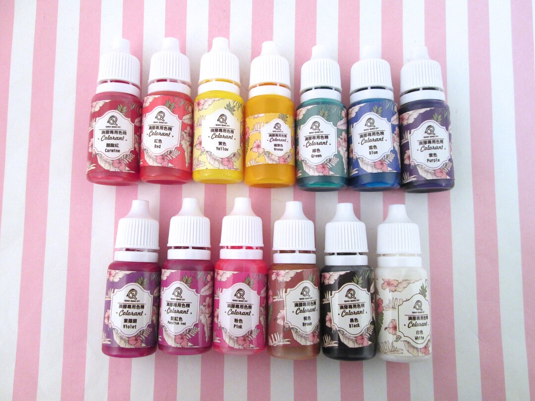 Resin Pigments, Resin Colorants, Color Dyes for Resin, 10g, UV Resin ...
