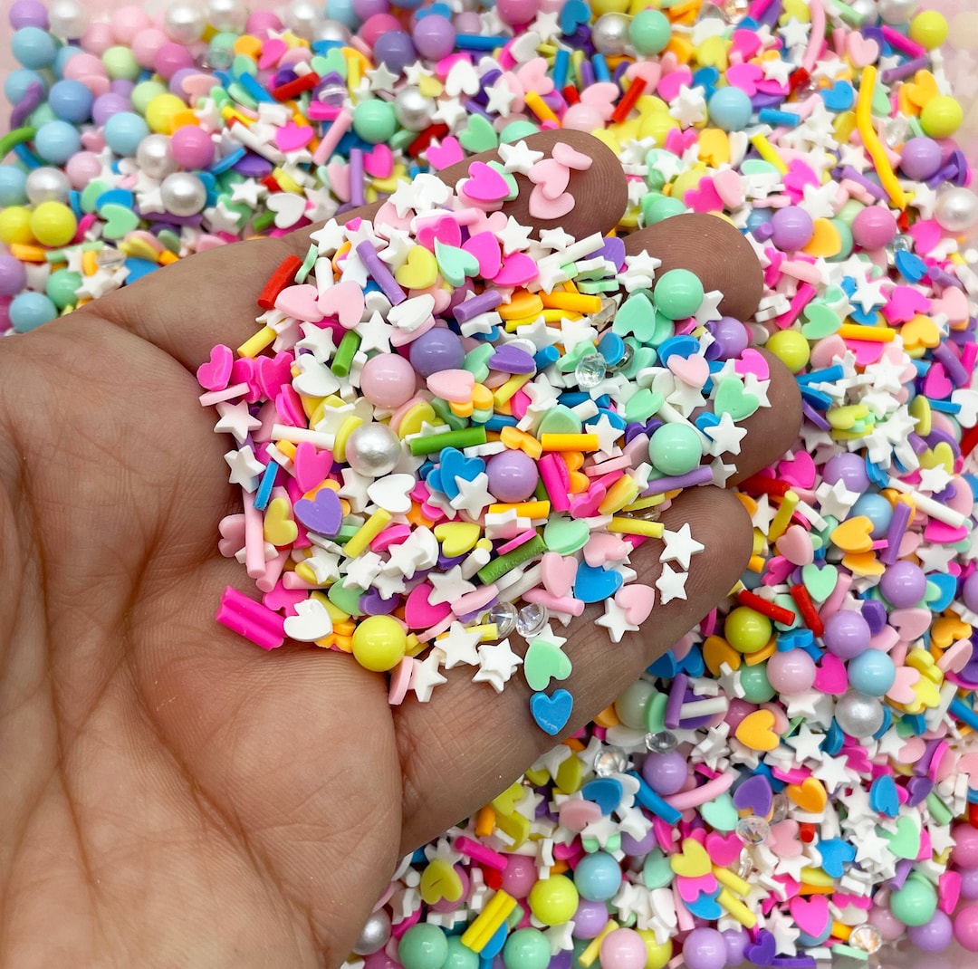 Candy Coated Daydreams Polymer Clay Fake Inedible Sprinkle Mix With ...