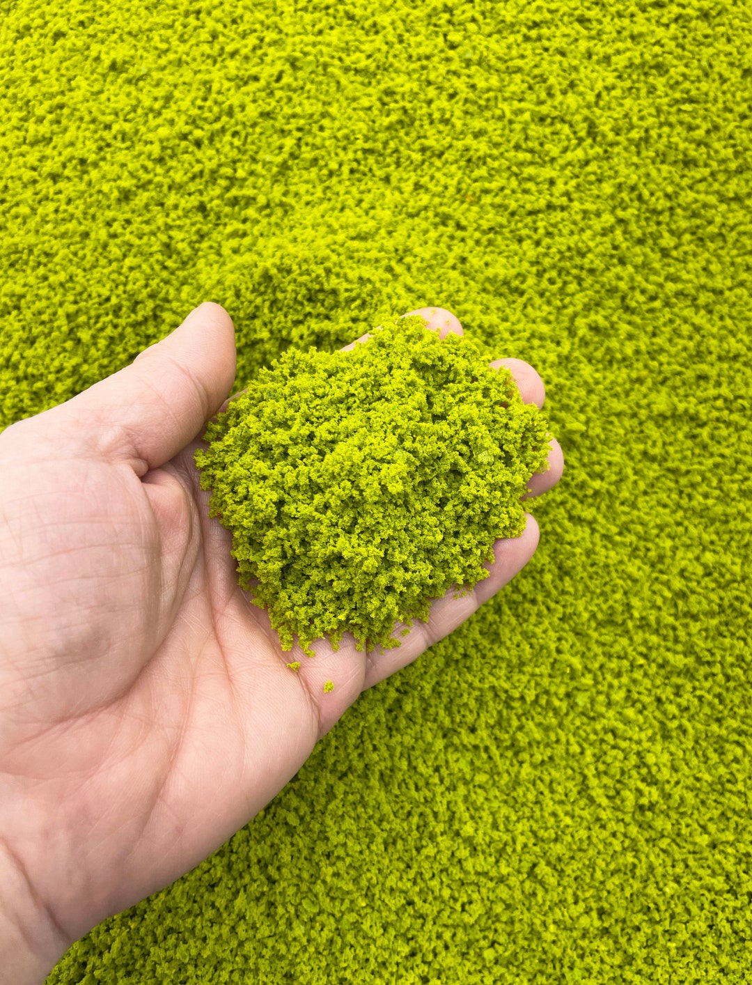 25 Grams MOSS GREEN, Diorama Model Foliage Tree Powder, Fake Herb ...