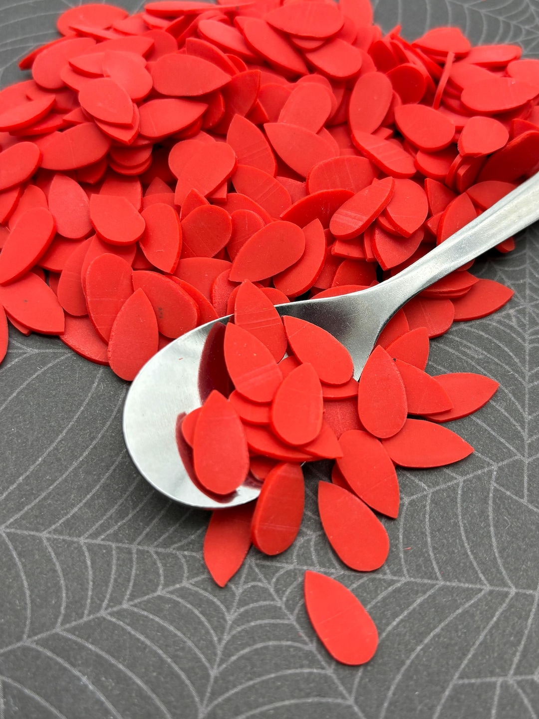 Red Blood Drops, Halloween Polymer Clay Sprinkles, Creepy Gothic Slime ...