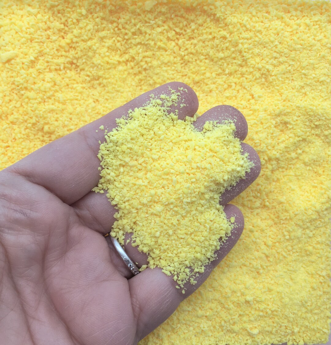 Yellow Cake Crumbs Shortbread Crumble Faux Candy Crumble for - Etsy