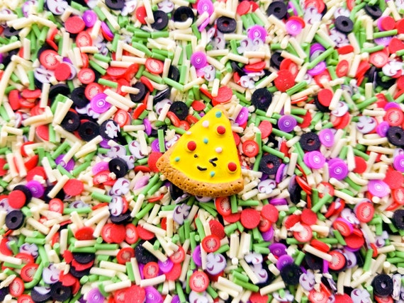 The Big Cheese Supreme Pizza Sprinkle Mix With Cab Polymer | Etsy