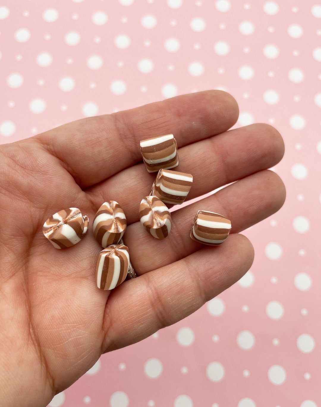 6 Chocolate 10mm Small Pillow Mint Candies, Starlight Mint Candy ...