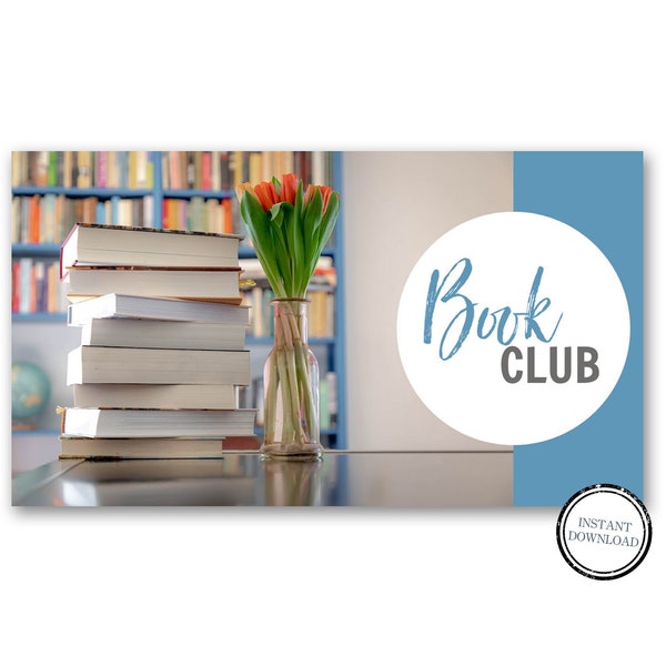 Book Club Banner - Etsy