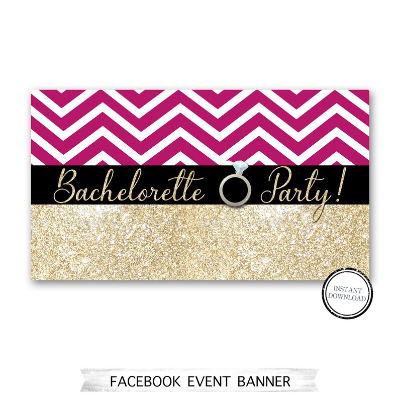 Facebook Event Page Banner, Bachelorette Party Banner - Etsy