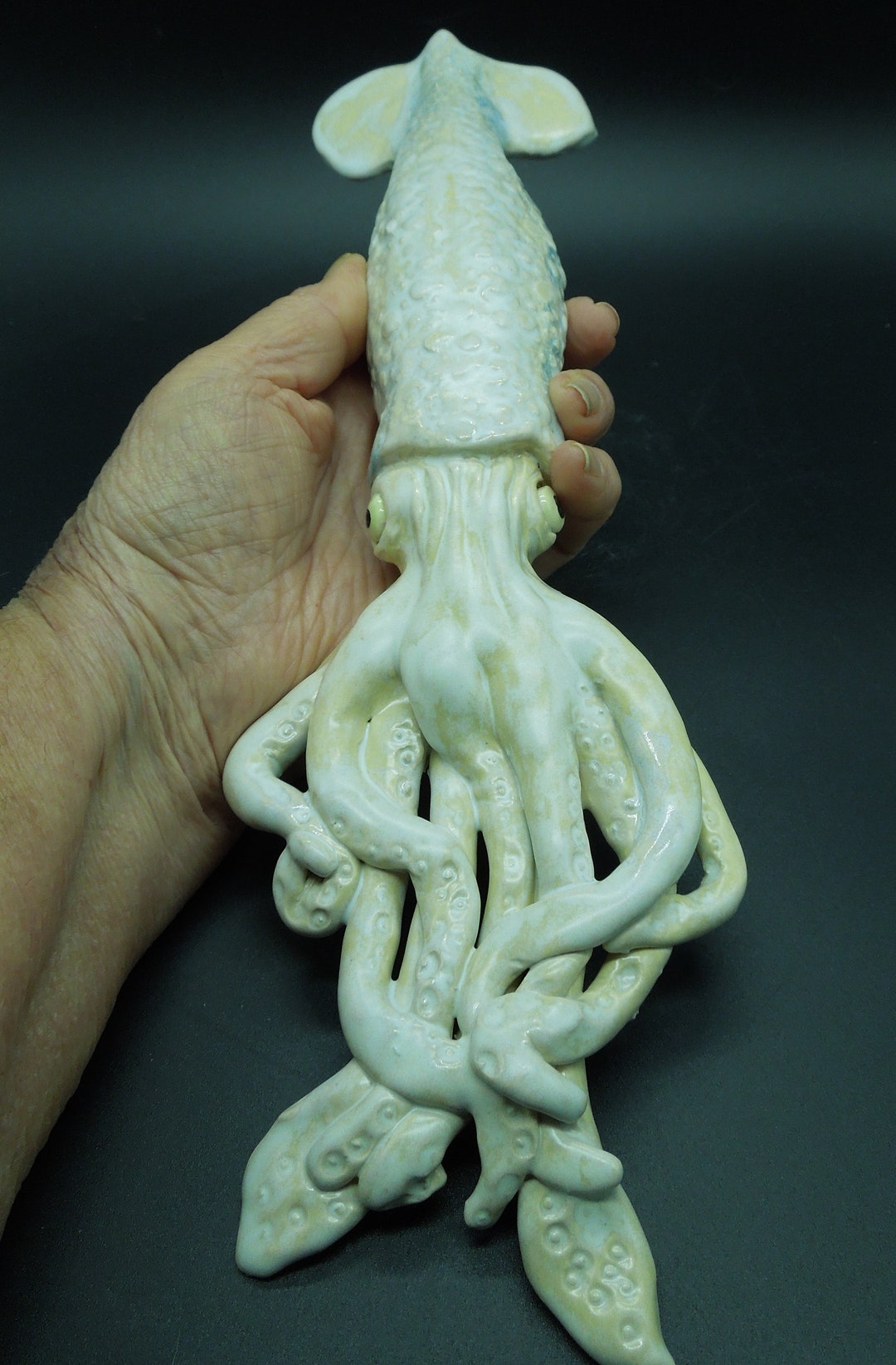Long Pale Wall Squid - Etsy