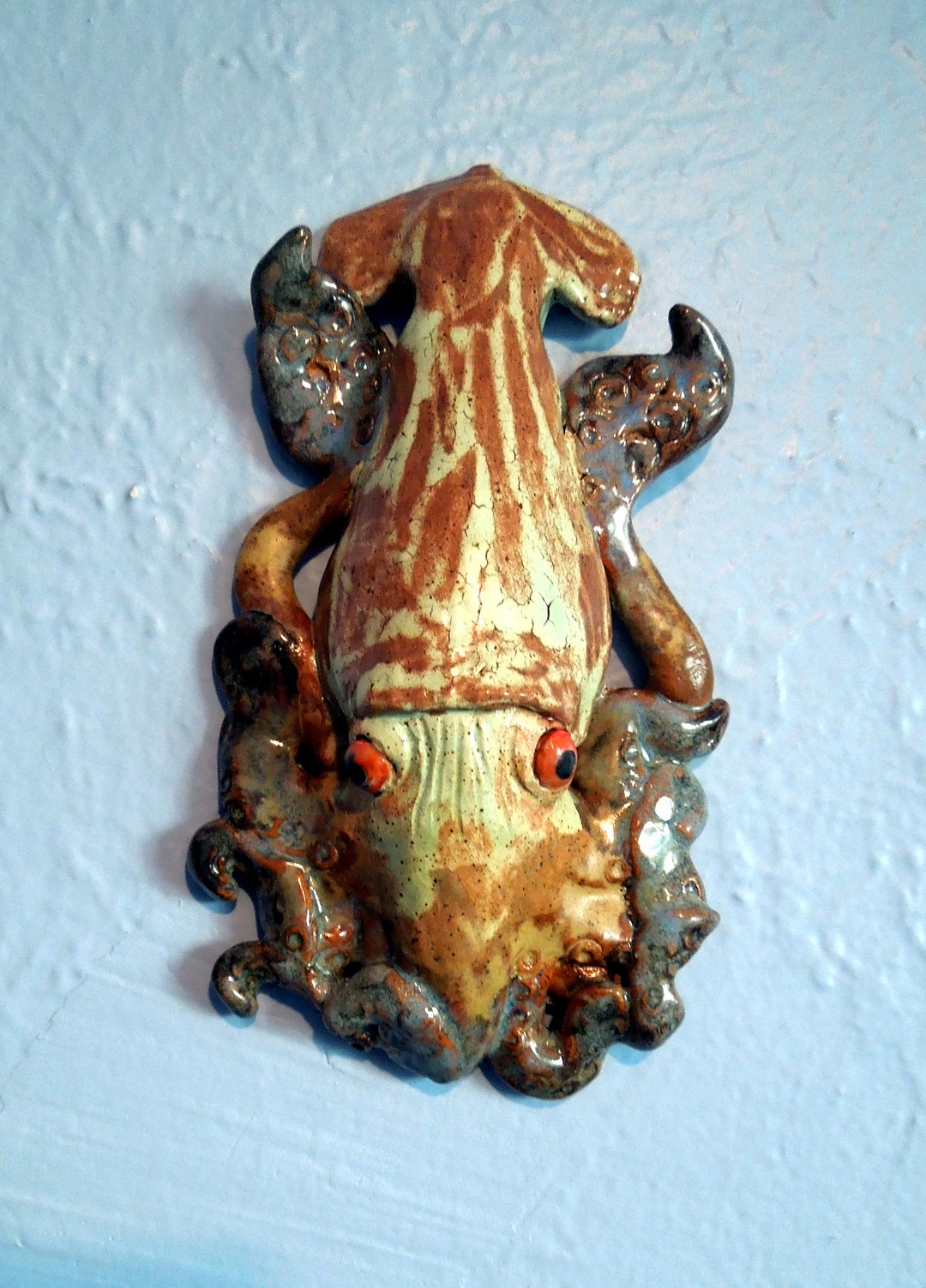 Brown Wall Squid - Etsy