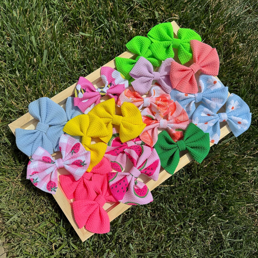 Summer Baby Hair Bows - Etsy