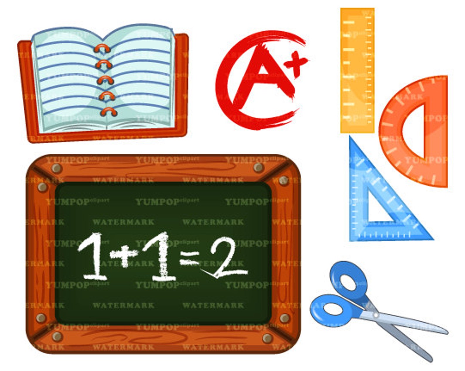 Back-to-school Clipart, School Clipart, Educational Clipart, Teaching ...