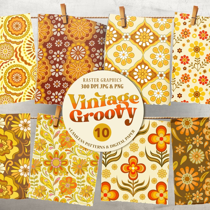 1970s Patterns - Etsy