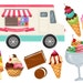 Ice Cream and Sundae clipart Food clipart Ice Cream Truck | Etsy