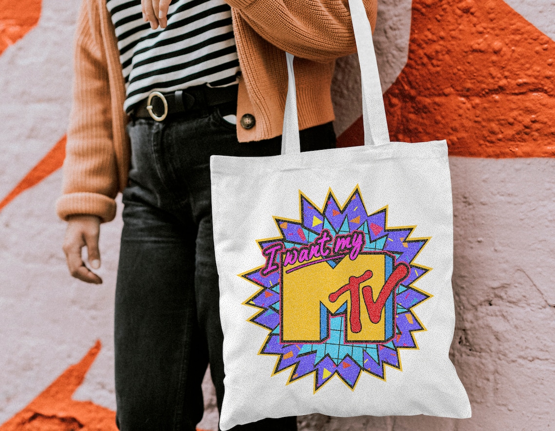 Mtv SVG PNG 90s SVG 80s Theme Logo 1990s Retro Tshirt Design - Etsy