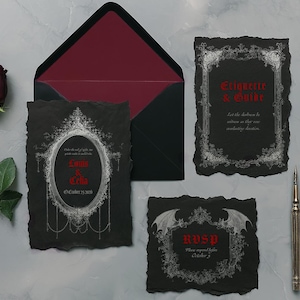 Gothic Wedding SVG, Gothic Bride Invitation, Halloween Wedding Cut ...