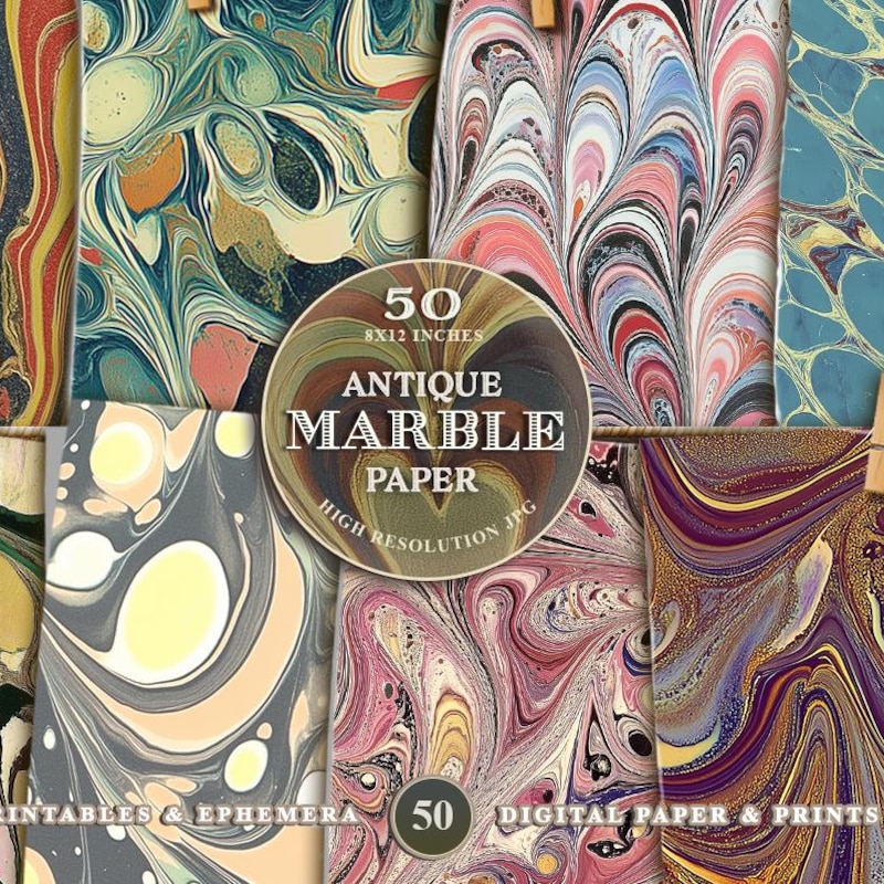 Marbled Digital Download - Etsy
