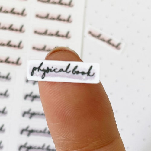 Open Book Reading Tracker Planner Stickers - Etsy