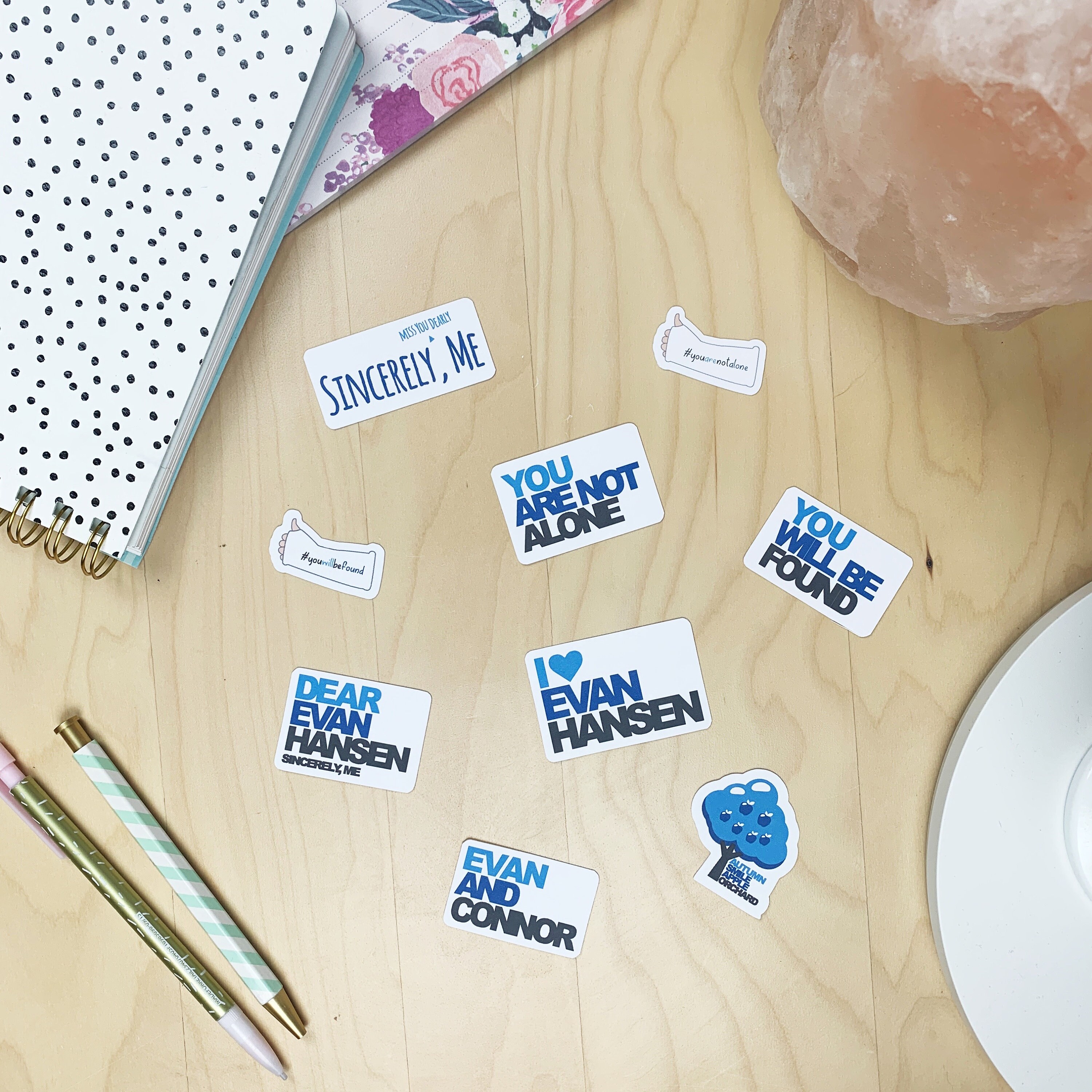 Dear Evan Hansen Sticker Set DEH Sticker Set Broadway - Etsy