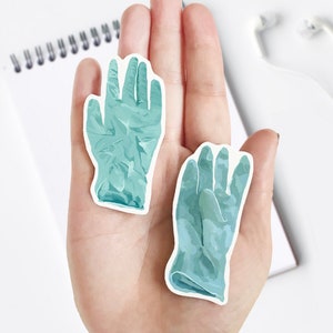 Lab Gloves Vinyl Stickers, Unique Science Biology Sticker Decal - Etsy