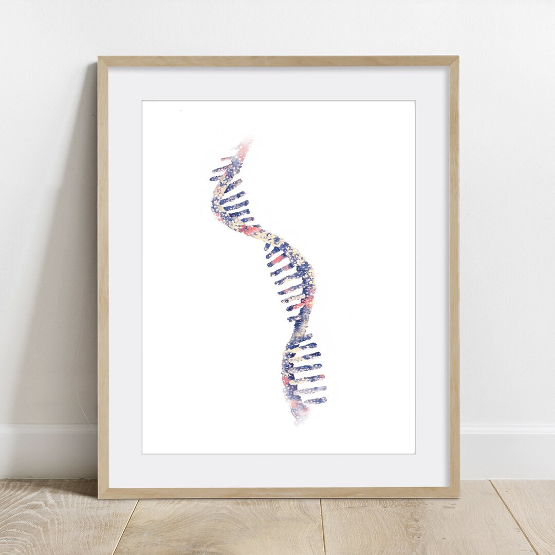 RNA Science Art Biology Poster, Molecular Biology Print, Biochemistry Wall Decor - Etsy