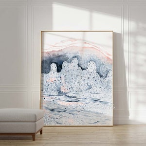 Thin Skin Histology Art Poster, Epidermis Histology Watercolor Art ...