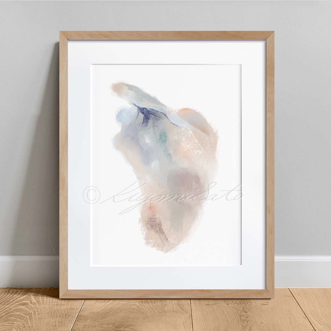 Scapula Left Side Abstract Art, Orthopedics Art, Physical Therapy Art ...