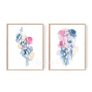 Stem Cell Poster Set of 2, Science Art Print, Biology Wall Decor Print ...