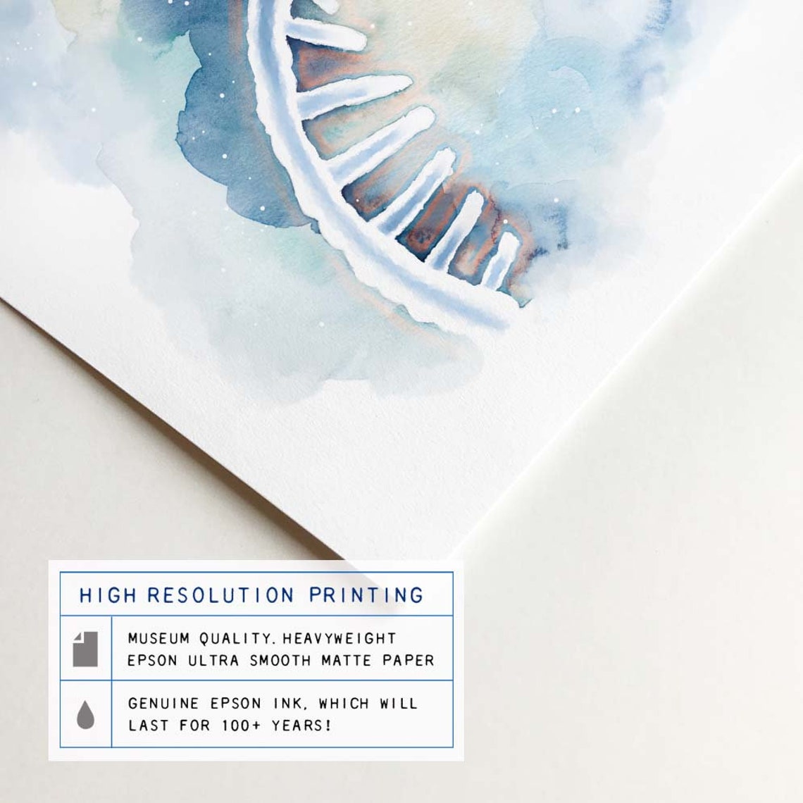 RNA Abstract Art Genetics Poster Molecular Biology Print - Etsy