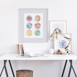 Foodborne Pathogens Collection Poster, Bacteria Science Art ...