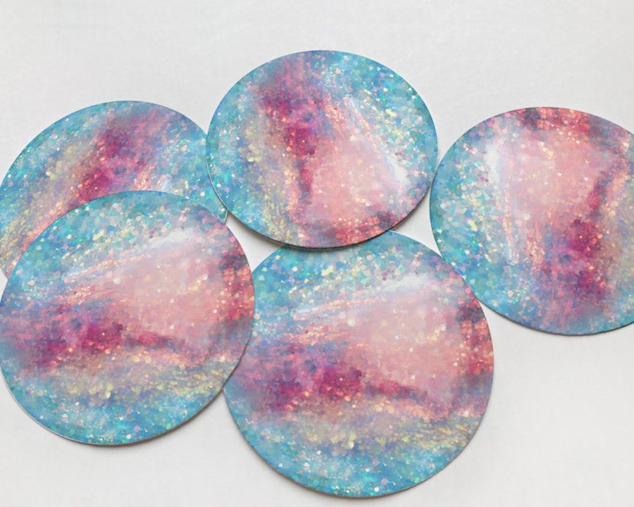 Mars Vinyl Sticker Watercolor Illustration Unique Decal | Etsy