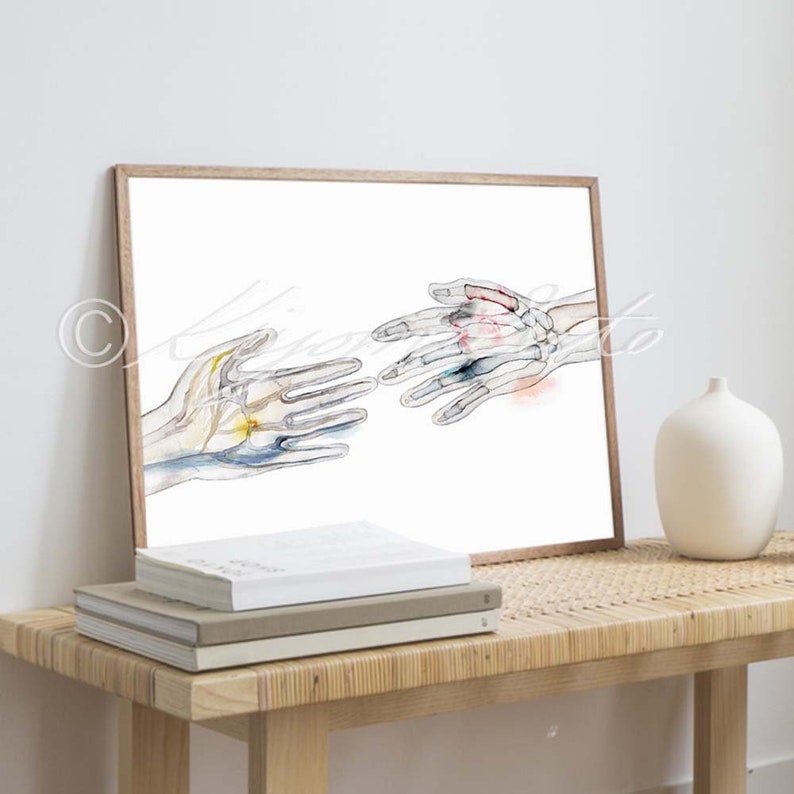 Hand Bones and Palmar Arteries Abstract Art, Occupational Therapy Art ...