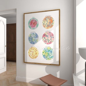 Foodborne Pathogens Collection Poster, Bacteria Science Art ...