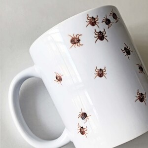 Tick Porcelain Mug Parasitology Gift Parasite Mug Science Funny Gift - Etsy