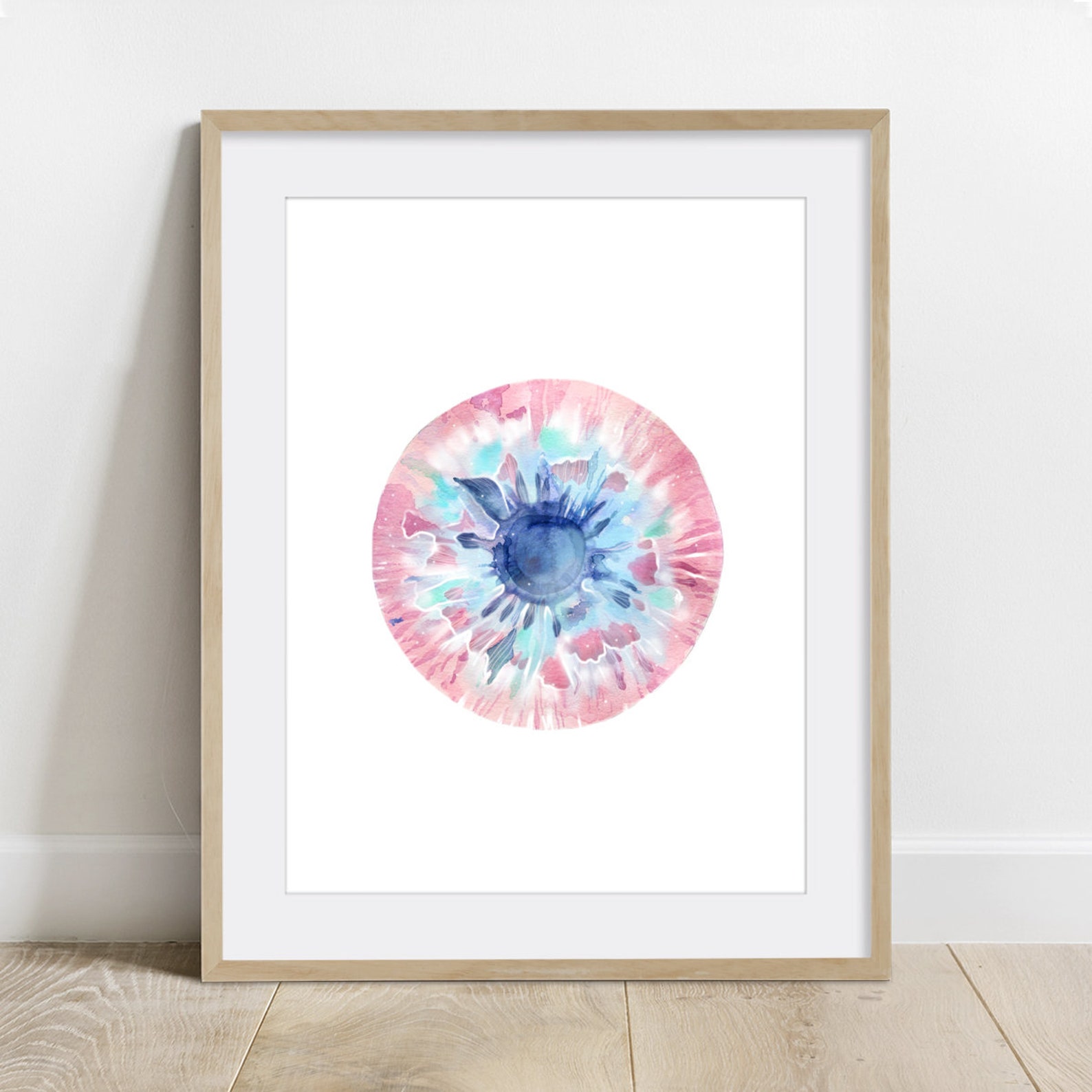 Iris Multi Color Poster Optometry Science Art Print Eye - Etsy