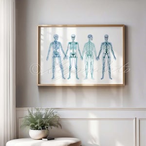 Human Anatomy Body System Poster Abstract Art Poster, Arm Anatomy ...