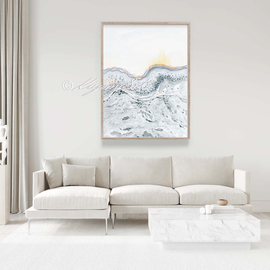 Epidermis Art Poster Histology Watercolor Art Dermatology - Etsy