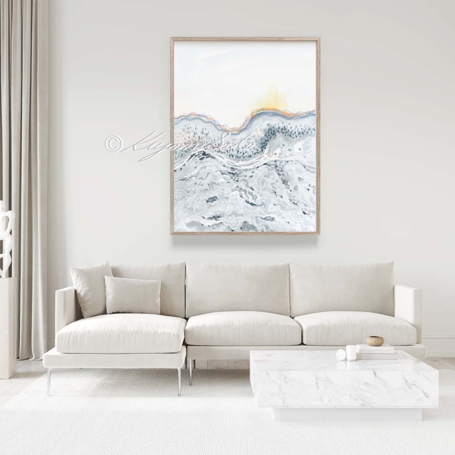 Epidermis Art Poster Histology Watercolor Art Dermatology - Etsy