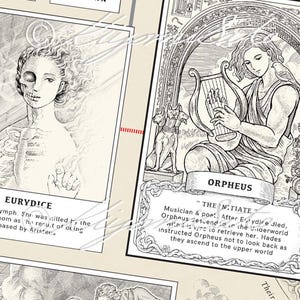 Orphic Genealogy Poster, Orphic Myth Family Tree Poster, Greek Myth ...