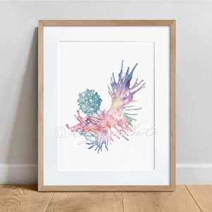 Immune Cell Attacking Cancer Cell, Science Art Print, Biology Wall ...