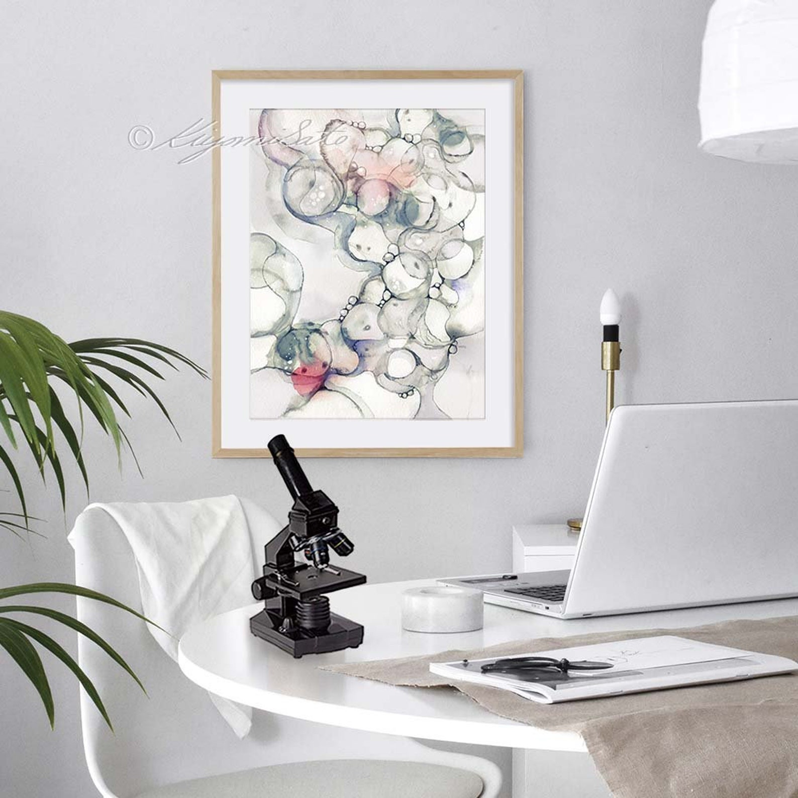 Histology of Fatty Tissue Art Poster, Science Art, Anatomy Wall Art ...