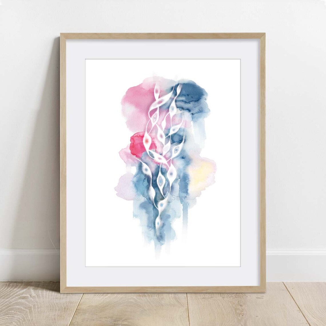 Stem Cell Poster Set of 2 Science Art Print Biology Wall - Etsy