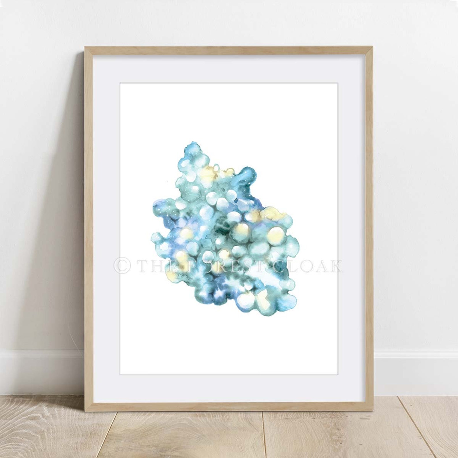 Protein Structure Surface No.2 Biology Poster Science Art - Etsy