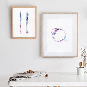 Eye Cross Section Poster, Optometry Science Art Print, Ophthalmologist ...