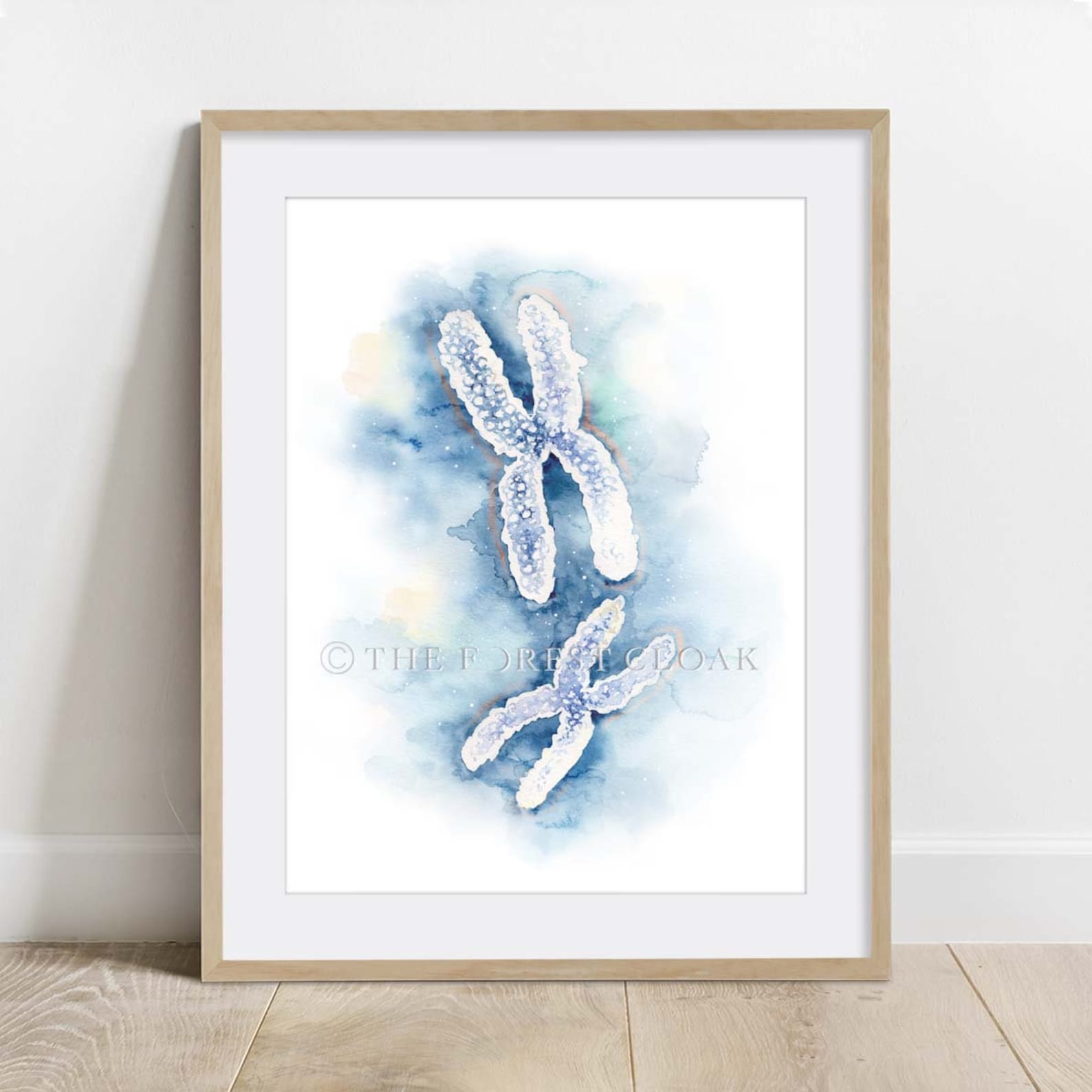 Set of 4 Genetics Posters DNA RNA DNA Spiral Chromosomes - Etsy