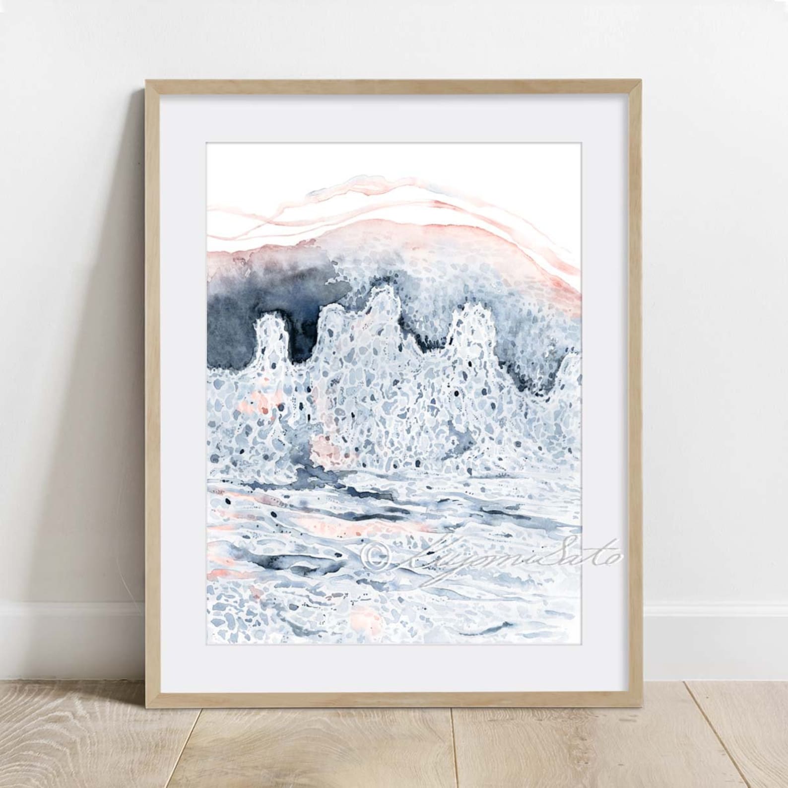 Thin Skin Histology Art Poster, Epidermis Histology Watercolor Art ...