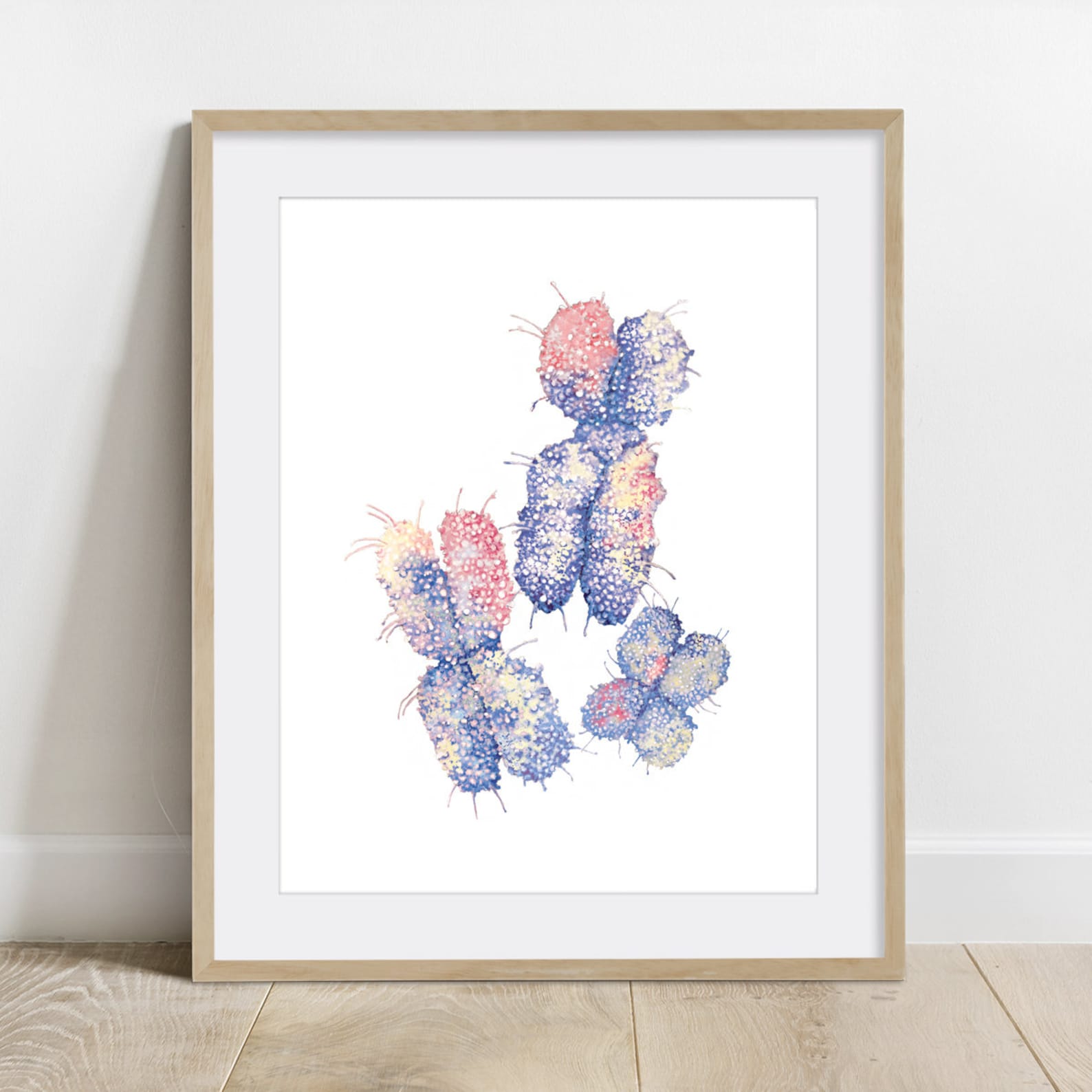 Chromosomes DNA Genome Biology Poster Science Art - Etsy