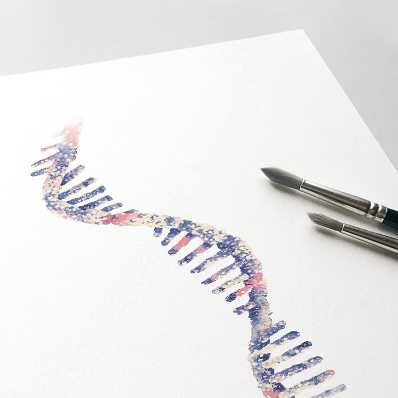 RNA Science Art Biology Poster Molecular Biology Print 12 x - Etsy.de