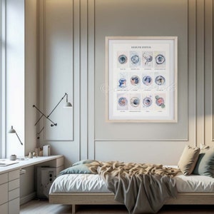 Immune System Art Print, Immunology Poster White Blood Cell ...